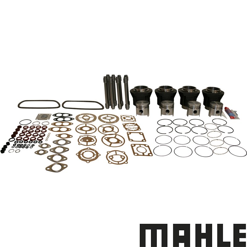 Piston Kit, 77mm x 69mm 1300cc - MAHLE – Buzzbug VW Parts