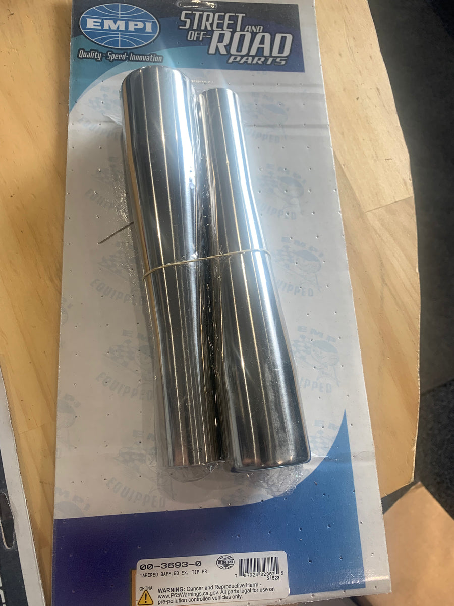 Bulk Tapered / Baffled Tips – Buzzbug VW Parts