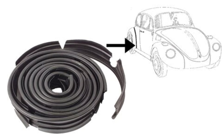 Mudguard beading, front and rear - Beetle 1950 to 1979 – Buzzbug VW Parts