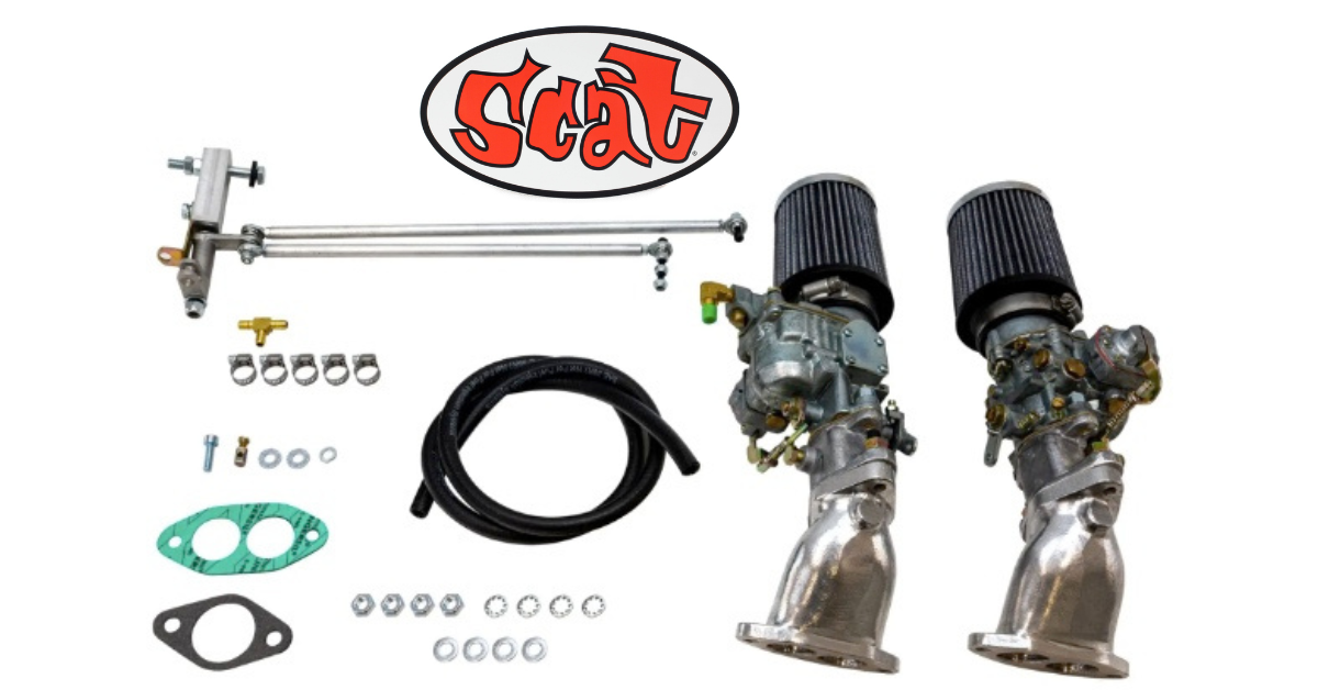SCAT Super Dual Carburetor Kit – Buzzbug VW Parts