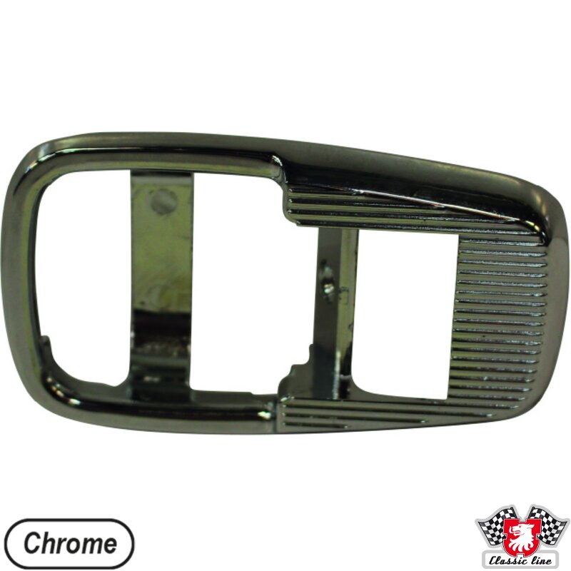 Interior Door Handle Trim, CHROME Kombi 1968-72 – Buzzbug VW Parts