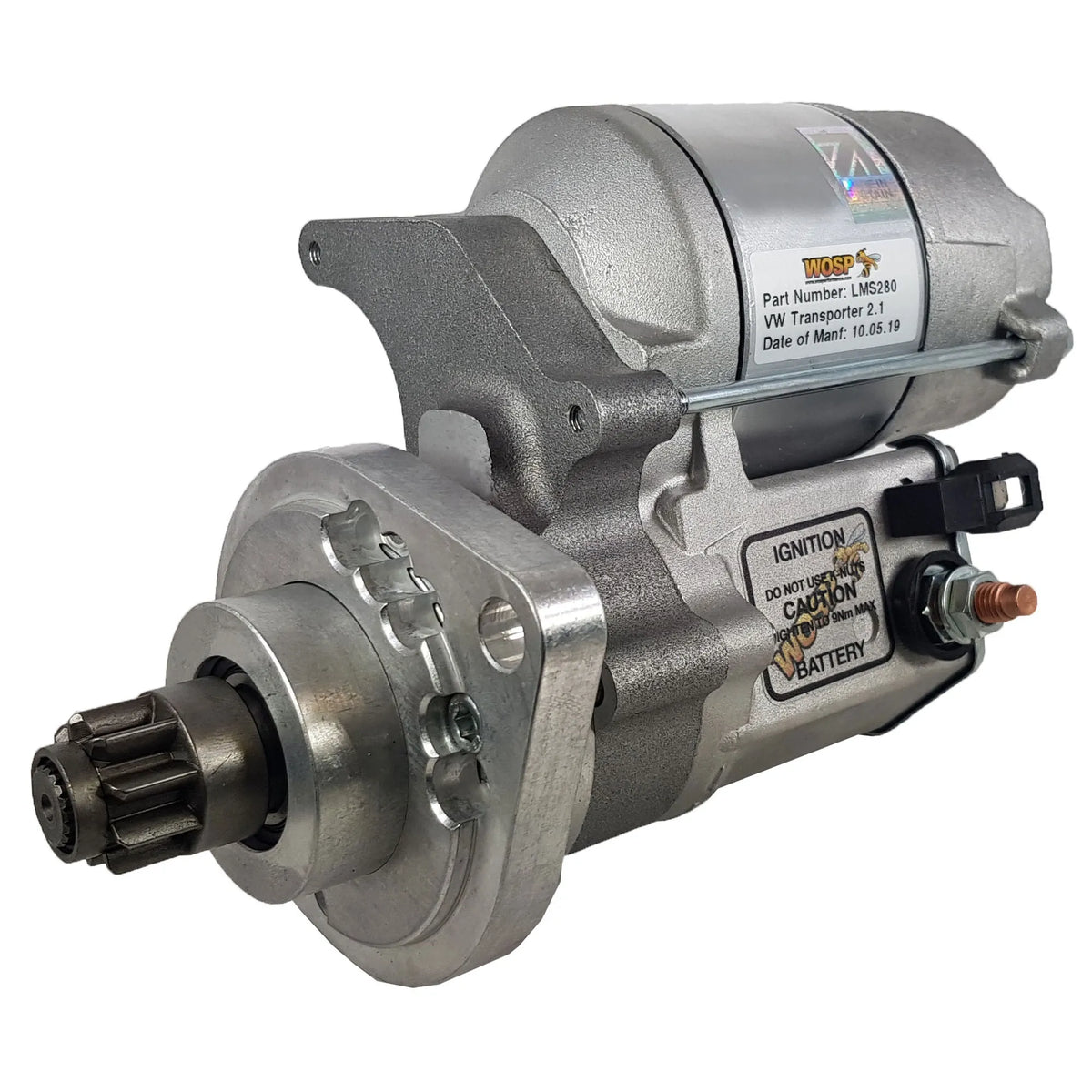 Starter Motor, WOSP High Torque 12v KOMBI – Buzzbug VW Parts