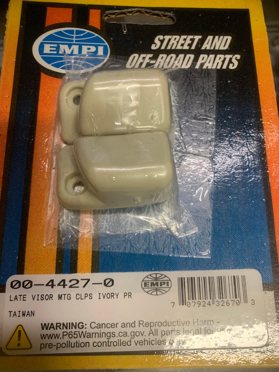 Sun Visor Clips, IVORY Beetle 1968-79 – Buzzbug VW Parts