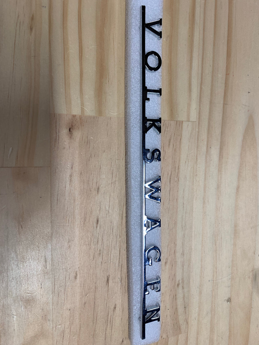 "Volkswagen" Rear Script badge – Buzzbug VW Parts
