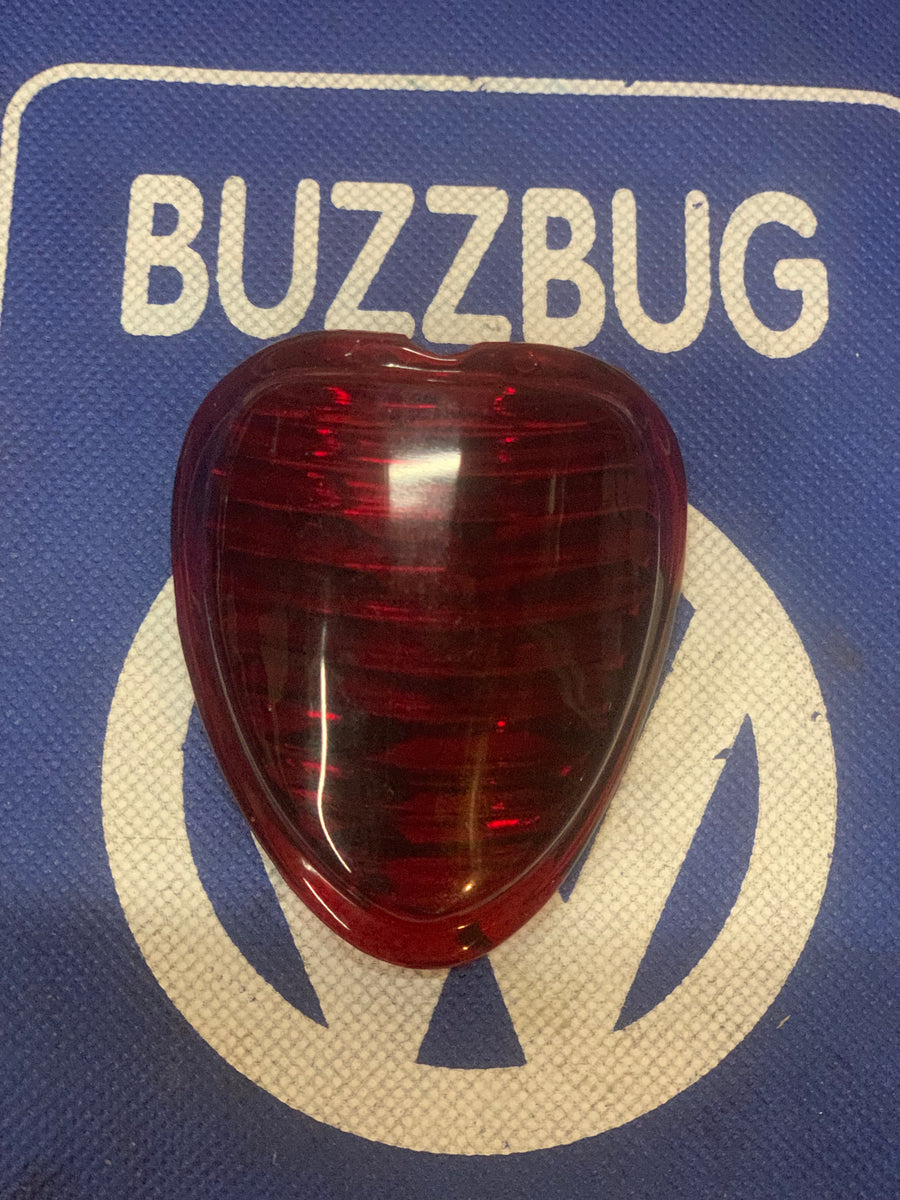 Brake Light Lens HEART SHAPE, Beetle – Buzzbug VW Parts
