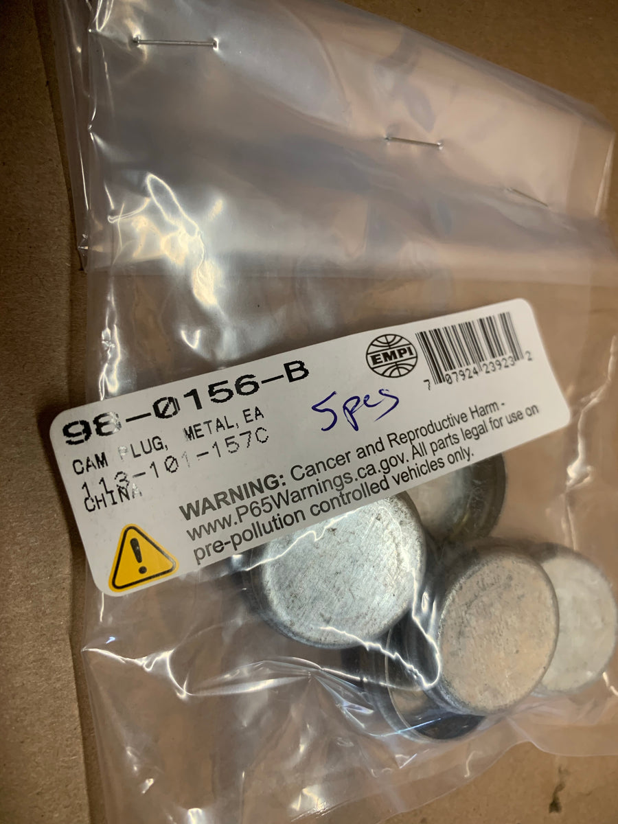 Cam Plug, 1300-1600cc – Buzzbug VW Parts
