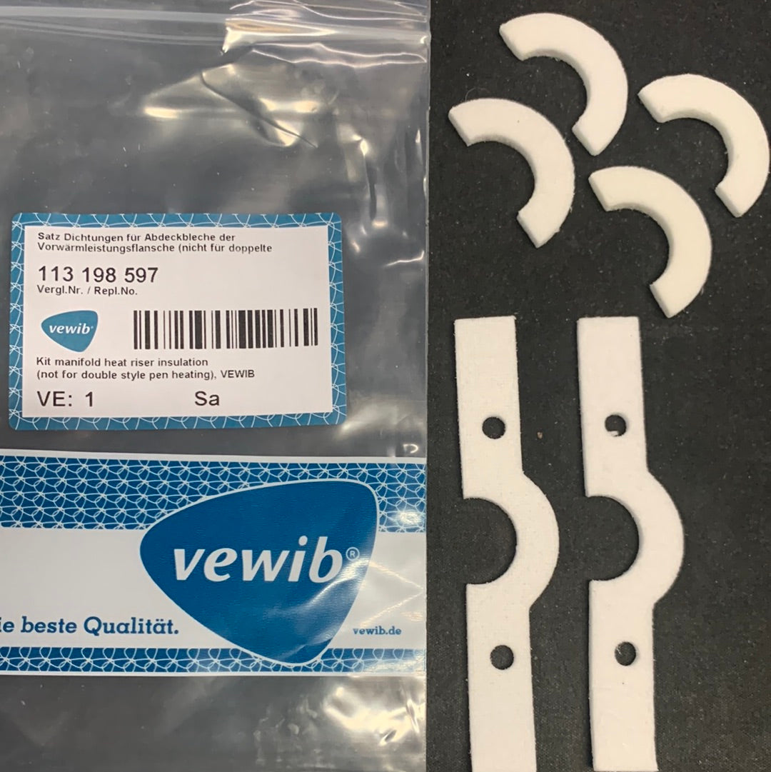 Heat Riser Insulation Kit, Type 1 – Buzzbug VW Parts