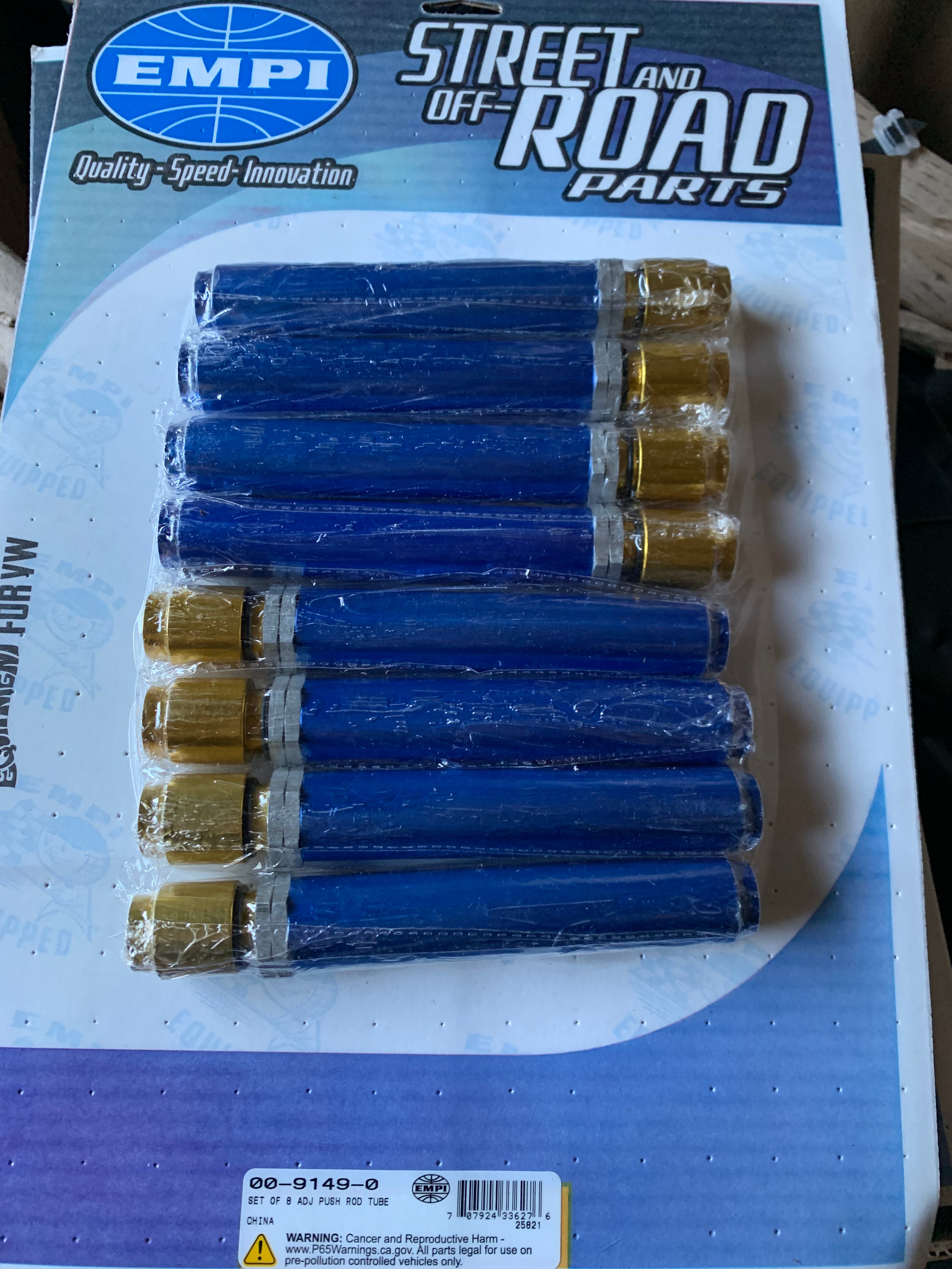 Adjustable Push Rod Tubes, 1200-1600cc – Buzzbug VW Parts